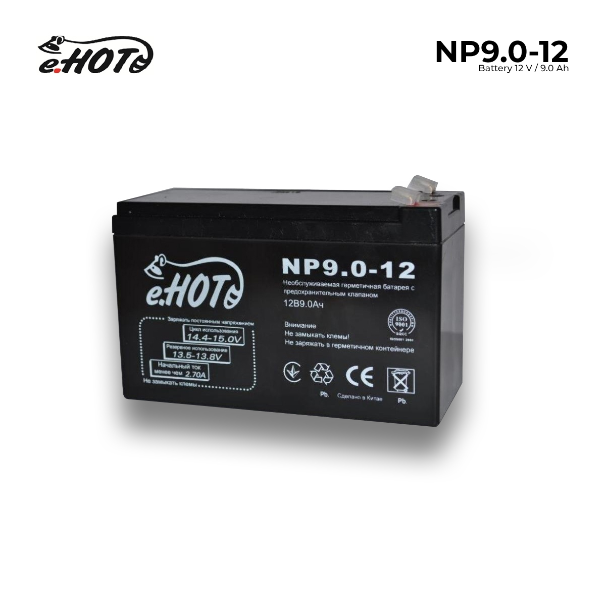 ENOT NP9.0-12 12V/9AH - gITec Online Shop