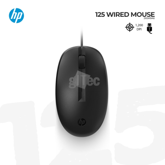 HP 125 Wired Mouse 265A9A6 - gITec Online Shop